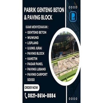Garasi Lebih Rapi dan Modern dengan Paving Block Stylish | DOCX