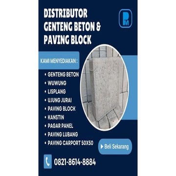 Paving Block: Pilihan Tepat untuk Area Parkir | PDF