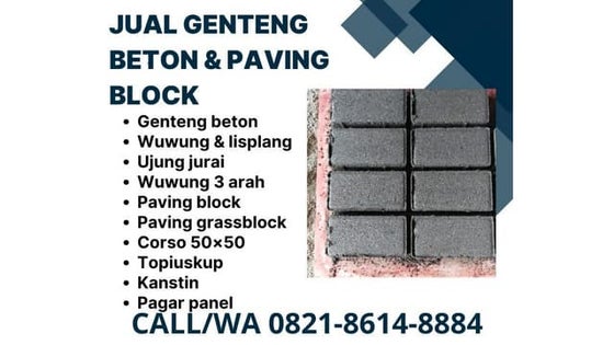 Produksi Biaya Pasang Conblock Kota Malang.PDF