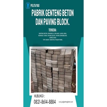 Mau bangun teras rapi? Paving block bisa bantu. | DOCX