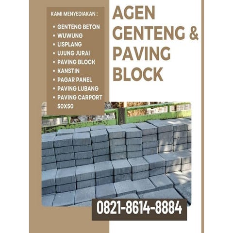 Paving Block Topi Uskup Pengiriman ke Batu | PDF