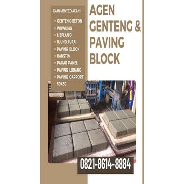 Paving Block vs Batu Alam Perbandingan Kekuatan dan Estetika | PDF