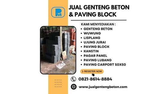KUALITAS TERBAIK, Paving Block Beton Murah | PPT