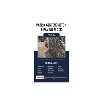Paving Block Warna | PDF