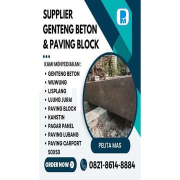 Garasi Minimalis dan Rapi dengan Paving Block Premium | DOCX