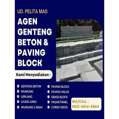 Paving Block Warna Hitam | PPT