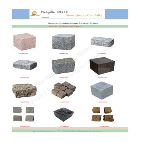 Paving cobblestone catalog | PDF