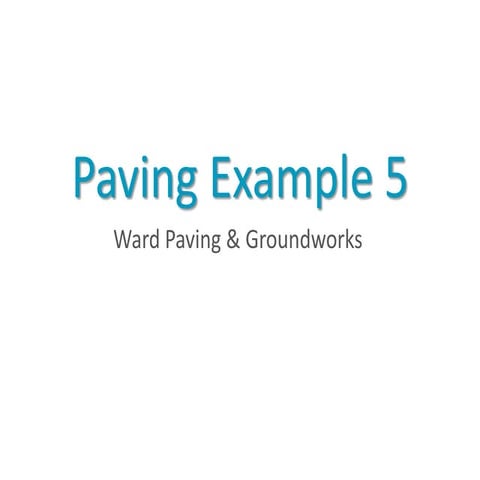Paving Example 5 | PPTX