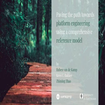 Paving the path towards platform engineering using a comprehensive ...