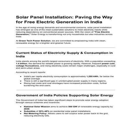 Paving the Way for Free Electric Generation.pdf