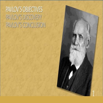 learning 02 Pavlov | PPT