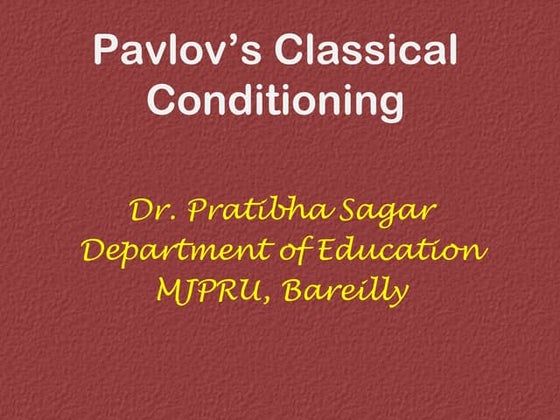 Classical conditioning b.ed notes by pavlov pptx(1).pptx