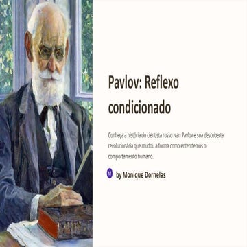 pavlov reflexo condicionado E SUAS DESCOBERTAS PARA O COMPORTAMENTO ...