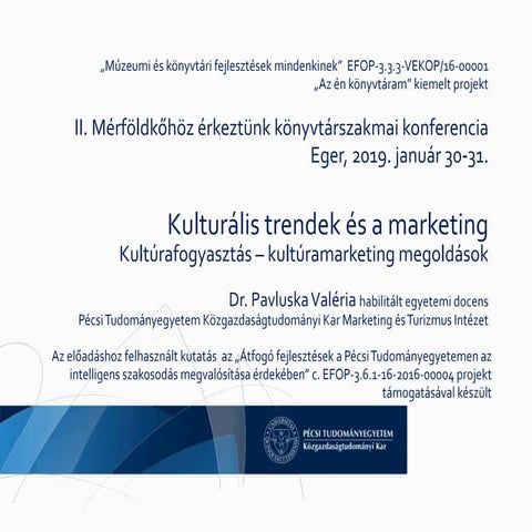 Kulturális trendek és a marketing | PPT