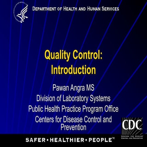 Quality Control Introduction Safer .ppt