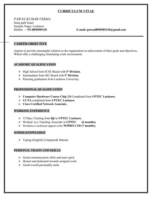 Resume for seema pawar | PDF