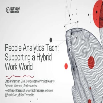People Analytics Tech: Supporting a Hybrid Work World | PPTX