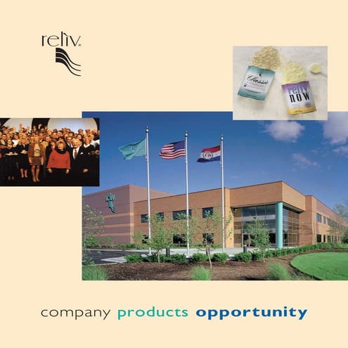 Reliv Presentation with Compensation Plan | PDF