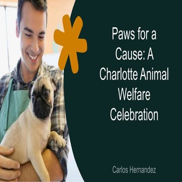 Paws for a Cause PowerPoint by Carlos Hernandez | PPT