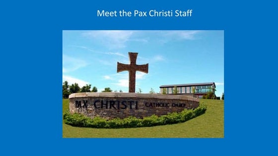 Pax Christi Staff | PPTX