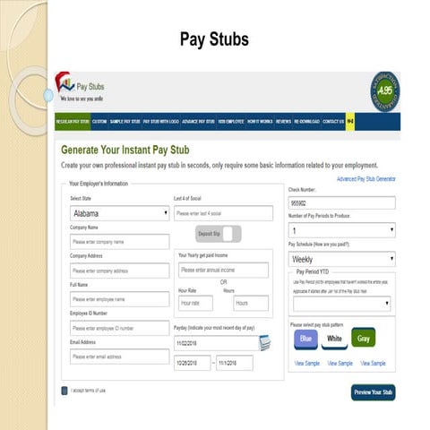 Pay stubs | PPTX | Careers