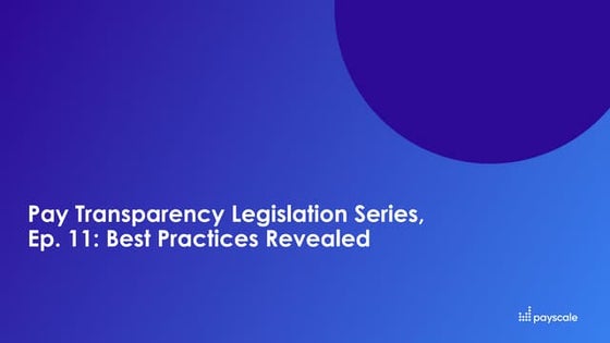 Webinar - How to Prepare for Pay Transparency in 2025 | PDF