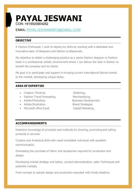 Internship resume 2016 | PDF