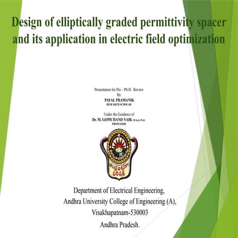 Design of elliptical graded permittivity spacer Review.pptx