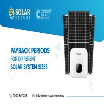 Payback periods for different solar system sizes | PPT