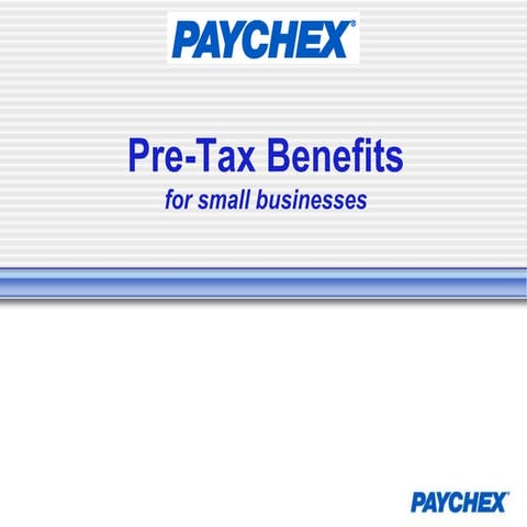 Paychex 401k & FSA | PPTX