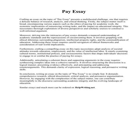 Accountability Essay. Trinity Baptist College | PDF
