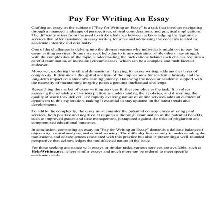 Pay For Writing An Essay. paying-for-essay-writing-services-works Essay ...