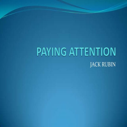 Paying attention 1 | PPTX | Malls & Shopping Centers | Attractions
