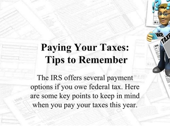 Six tips on whether to file a 2015 tax return | PPT
