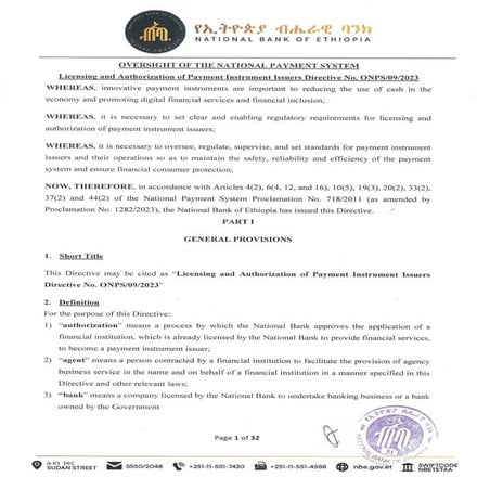 Payment Instrument Issuer Amendment Directive No Onps 09 2023 Pdf