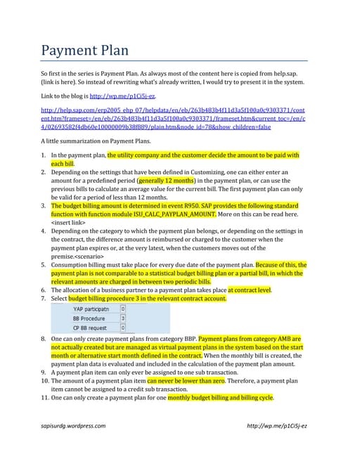 Sd billing plan | PDF