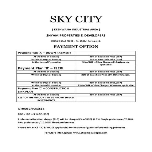 Payment plan word | DOCX