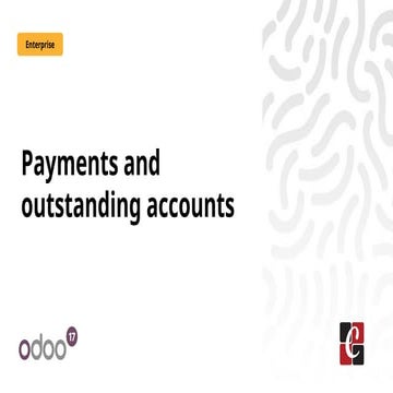 Payments and Outstanding Accounts in Odoo 17 Accounting | PPTX