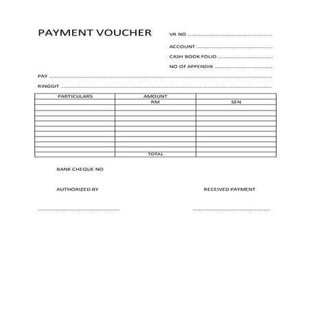 Payment Voucher | DOCX