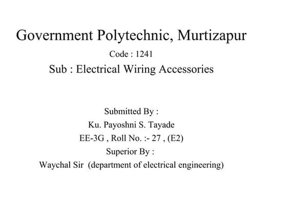 Lecture on wire splicing and termination | PDF | Home & Garden