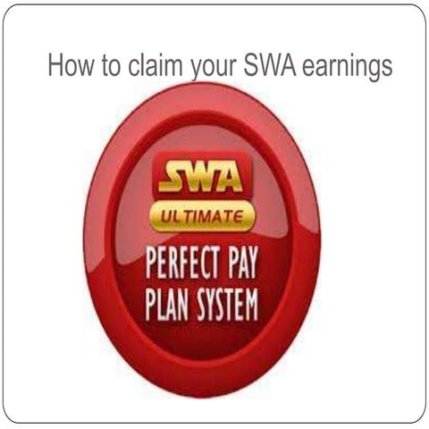 Payout details swa | PPTX | Business | Business and Finance