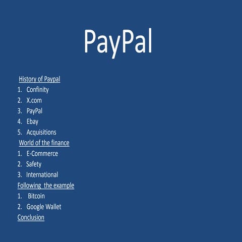 Pay pal | PPT