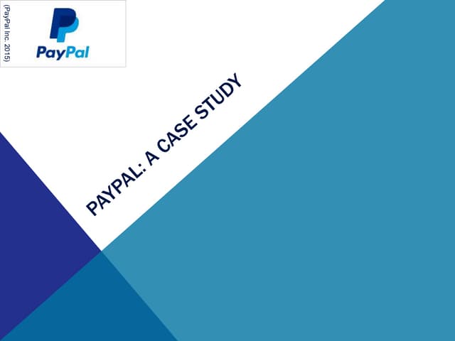 PayPal - Strategy Analysis & Frameworks | PPTX