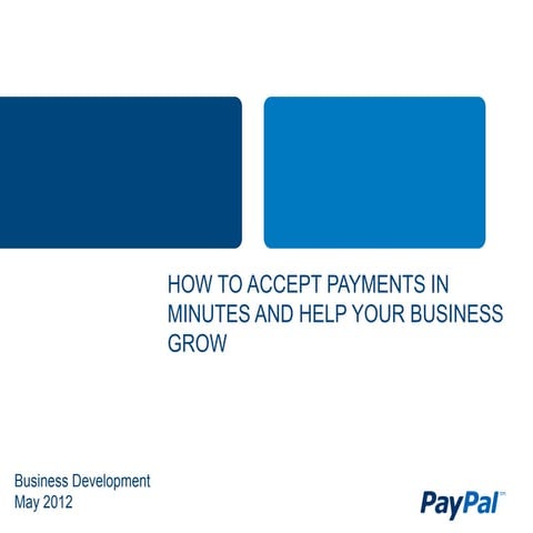 PayPal Presentation - Finance4SUB Week | PDF