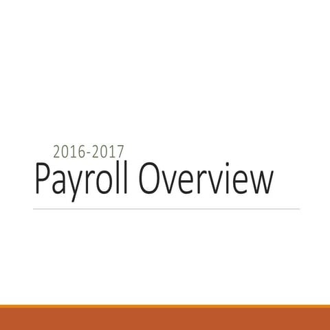 Payroll | PPT