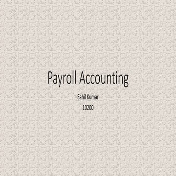 Payroll accounting ..... | PPT