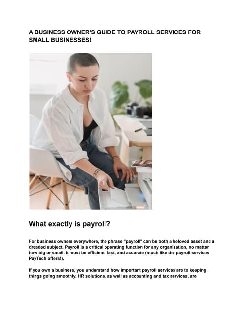 Payroll Terminology Explained | PPTX