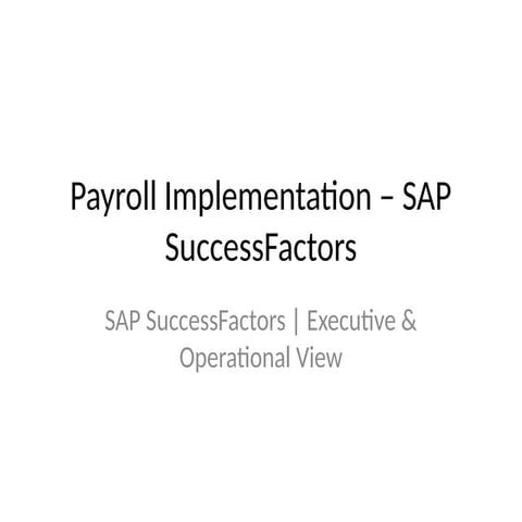 Payroll_Implementation_SuccessFactors.pptx