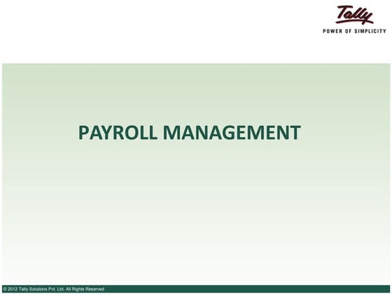 Payroll process flowchart | PPTX
