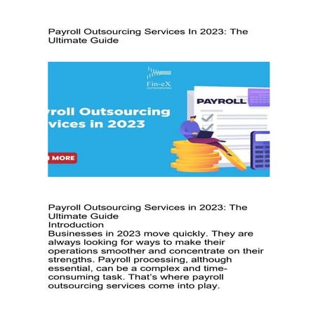 The Rise of Payroll Outsourcing in the UK: Key Statistics for 2025 | PDF